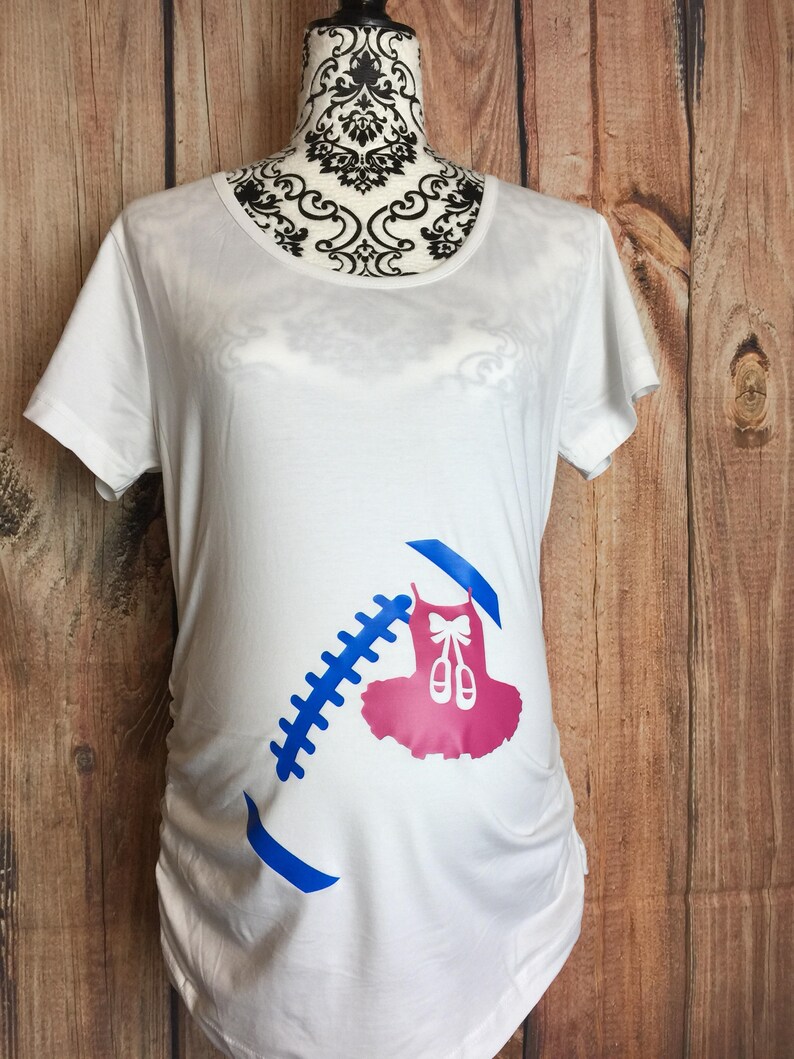 Touchdowns Or Tutus Gender Reveal Shirts Couples Gender Reveal Etsy