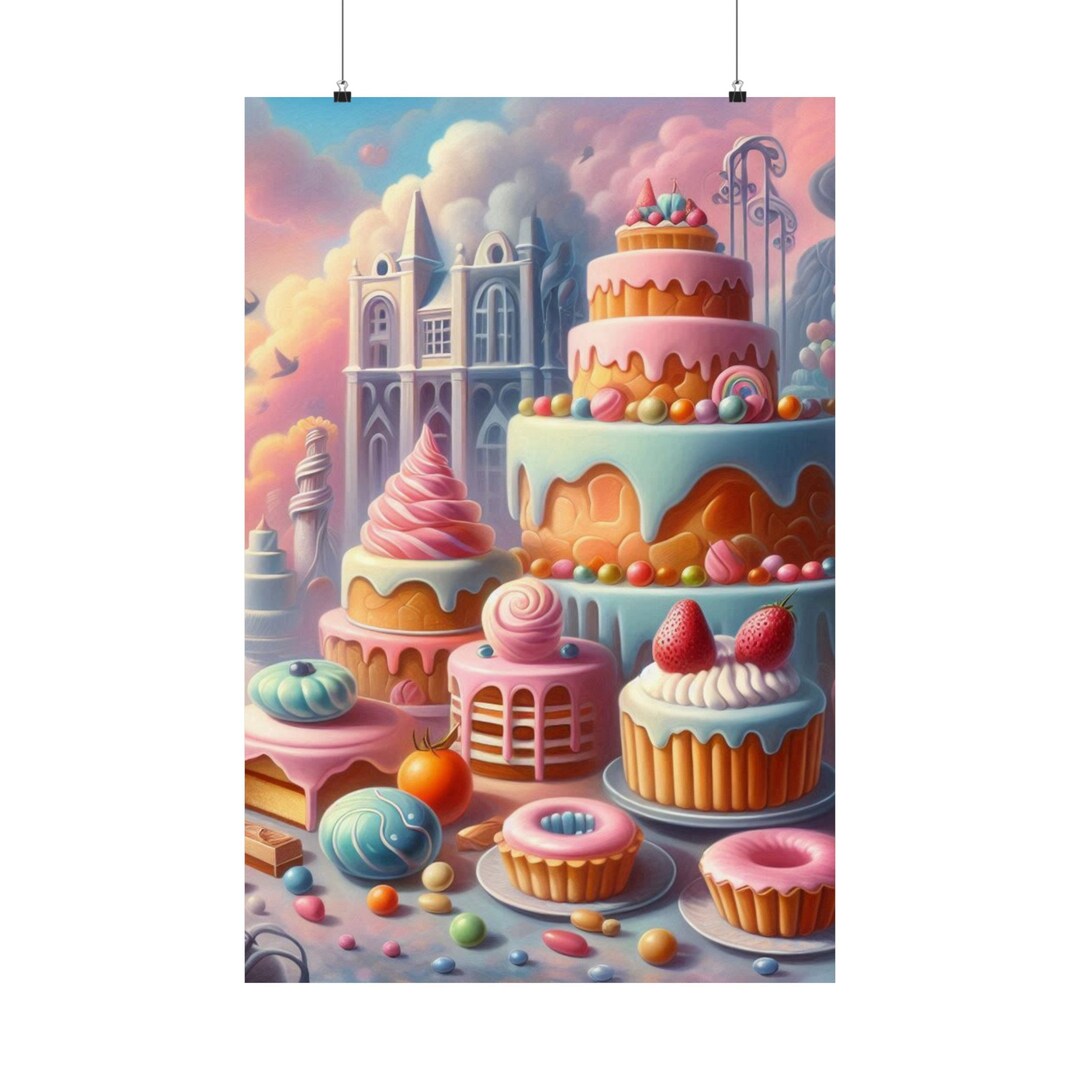 Candyland Dreamscape Premium Matte Vertical Poster 24 X 36 Inches Adds ...
