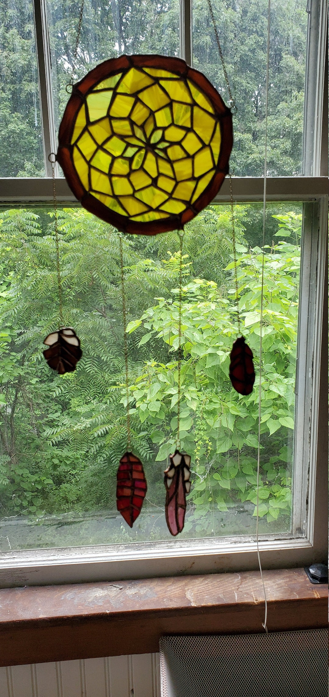 Stained Glass Dream Catcher - Etsy
