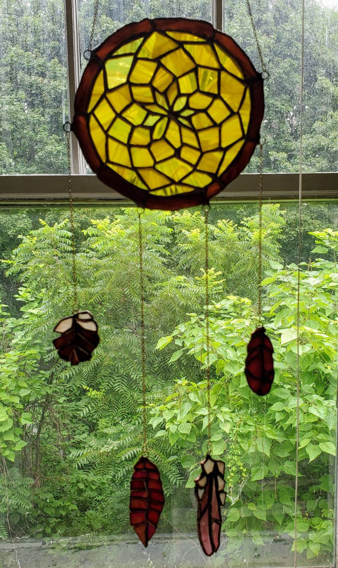 Stained Glass Dream Catcher - Etsy