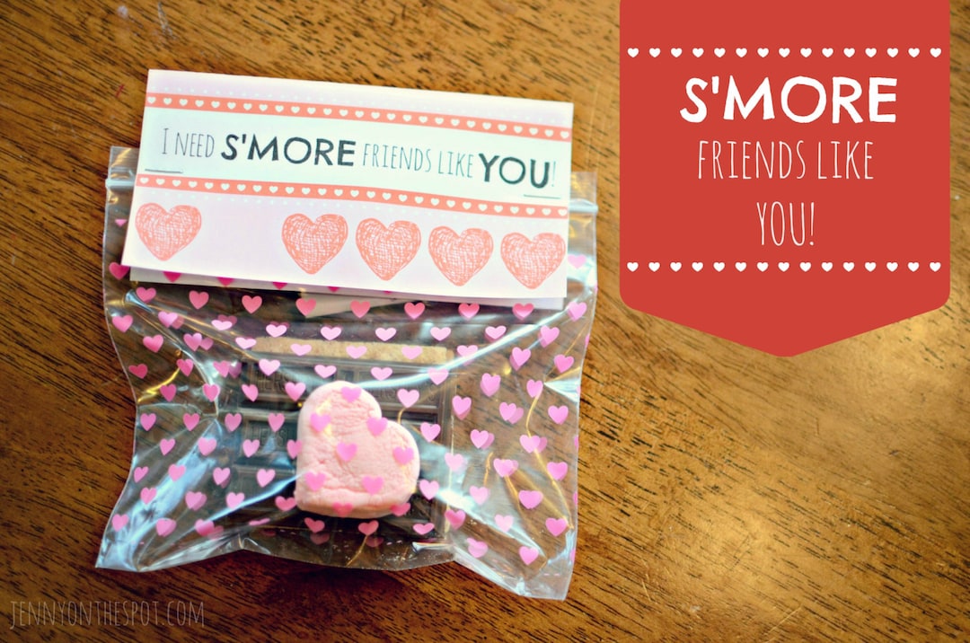 I Need S'more Friends Like You Classroom Valentine Printable - Etsy