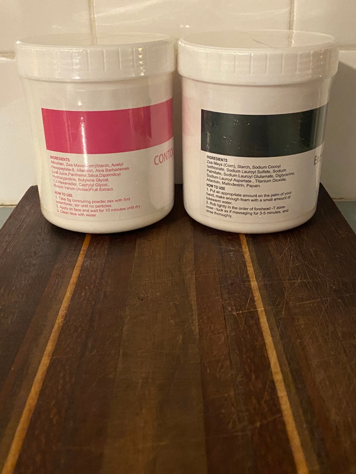 Contouring Face Mask / Enzyme Powder Cleanser/ Face Masks and Cleansers ...