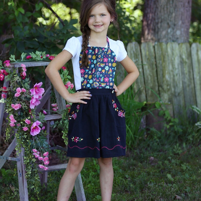 Girls Apron Dress - Etsy