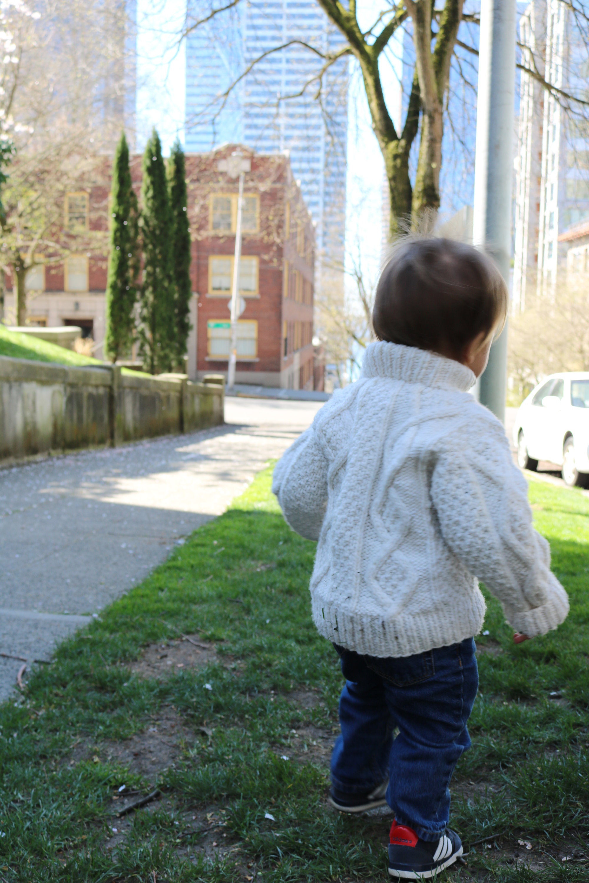 Pure Wool Sweater. Cozy Wool Handknit Toddler & Boy Cable Knit Sweater ...