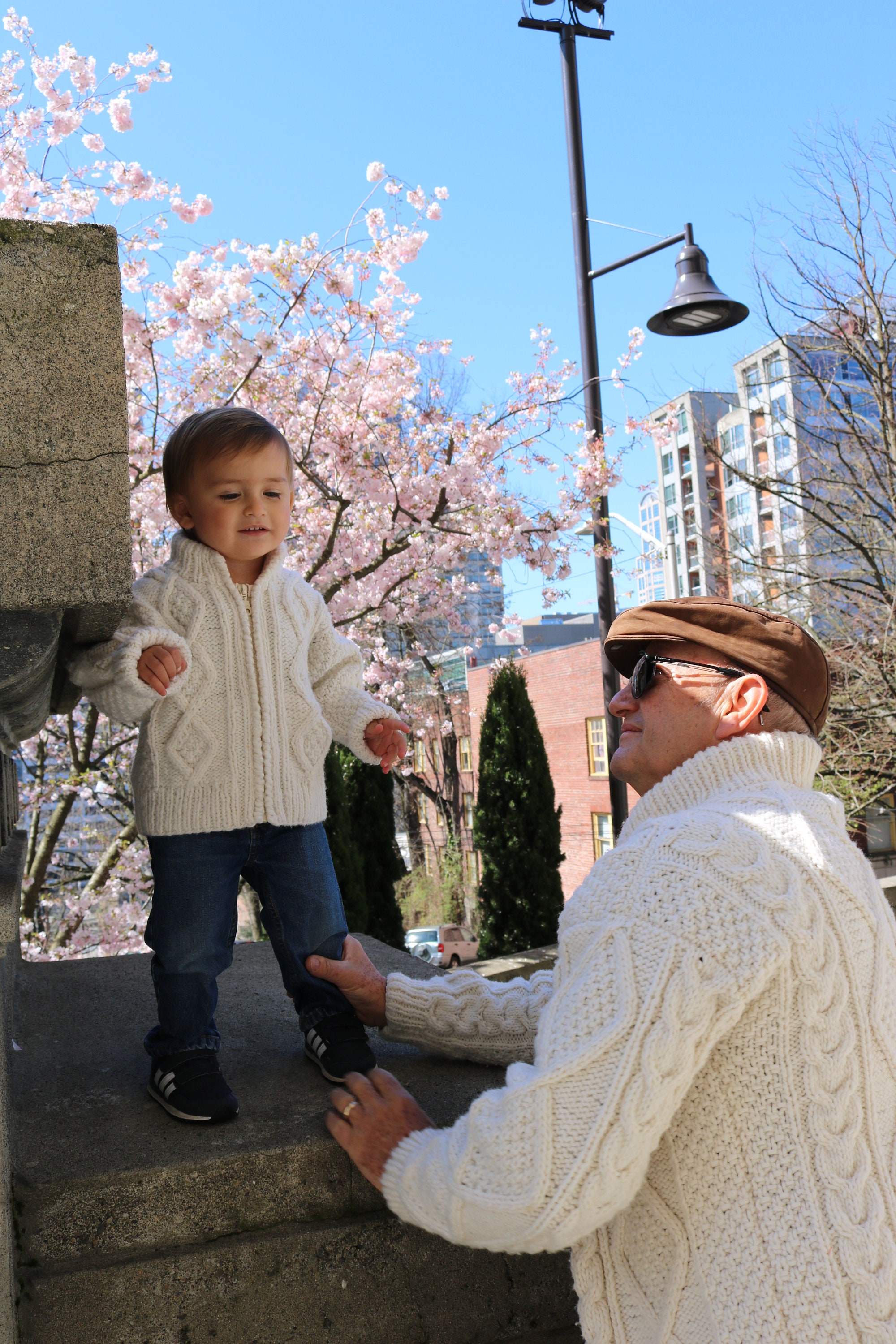 Pure Wool Sweater. Cozy Wool Handknit Toddler & Boy Cable Knit Sweater ...