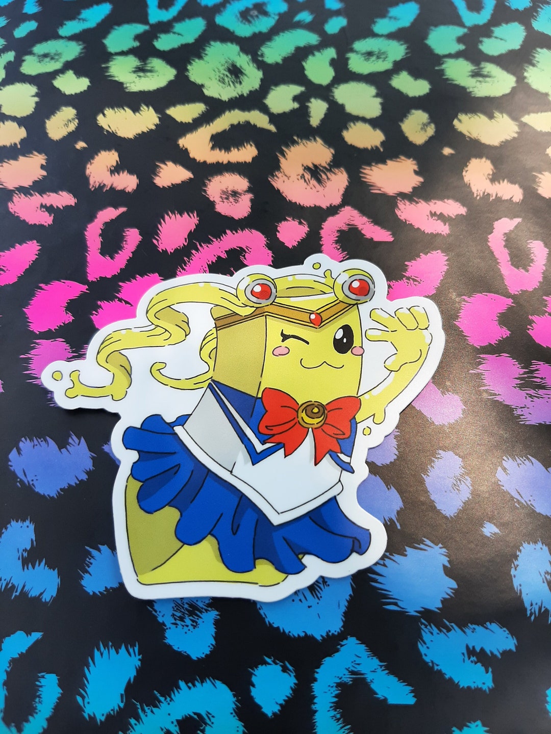 Butter Moon 4" Sticker - Etsy