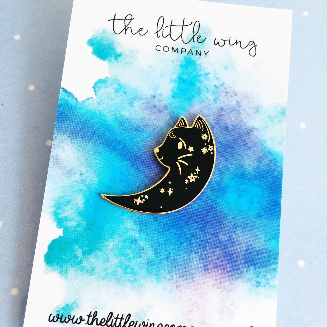 Moon Cat Enamel Pin Lapel Pin Cute Enamel Hat Pin Cat - Etsy UK