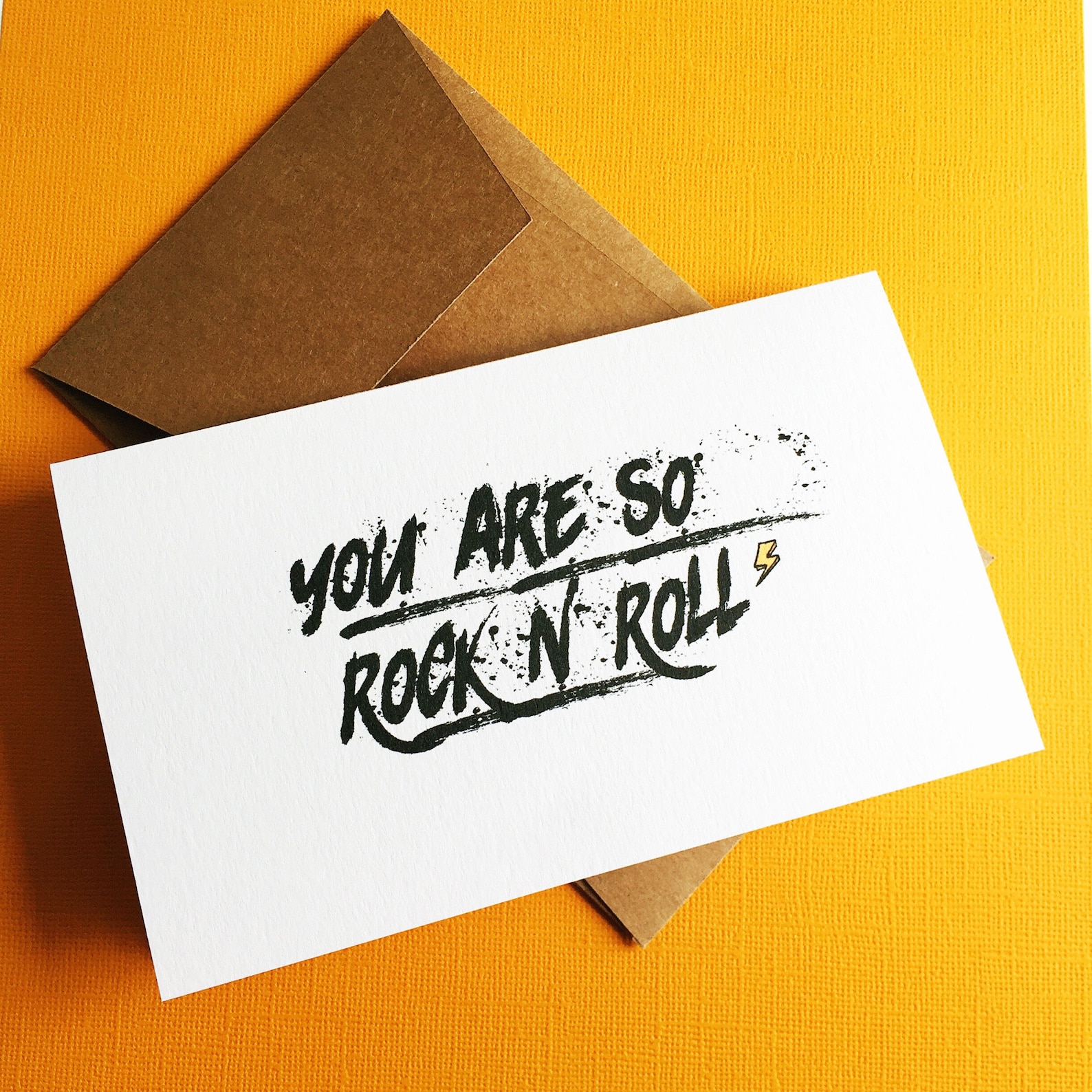 You Are so Rock N Roll Card Rocker Punk Rocker - Etsy