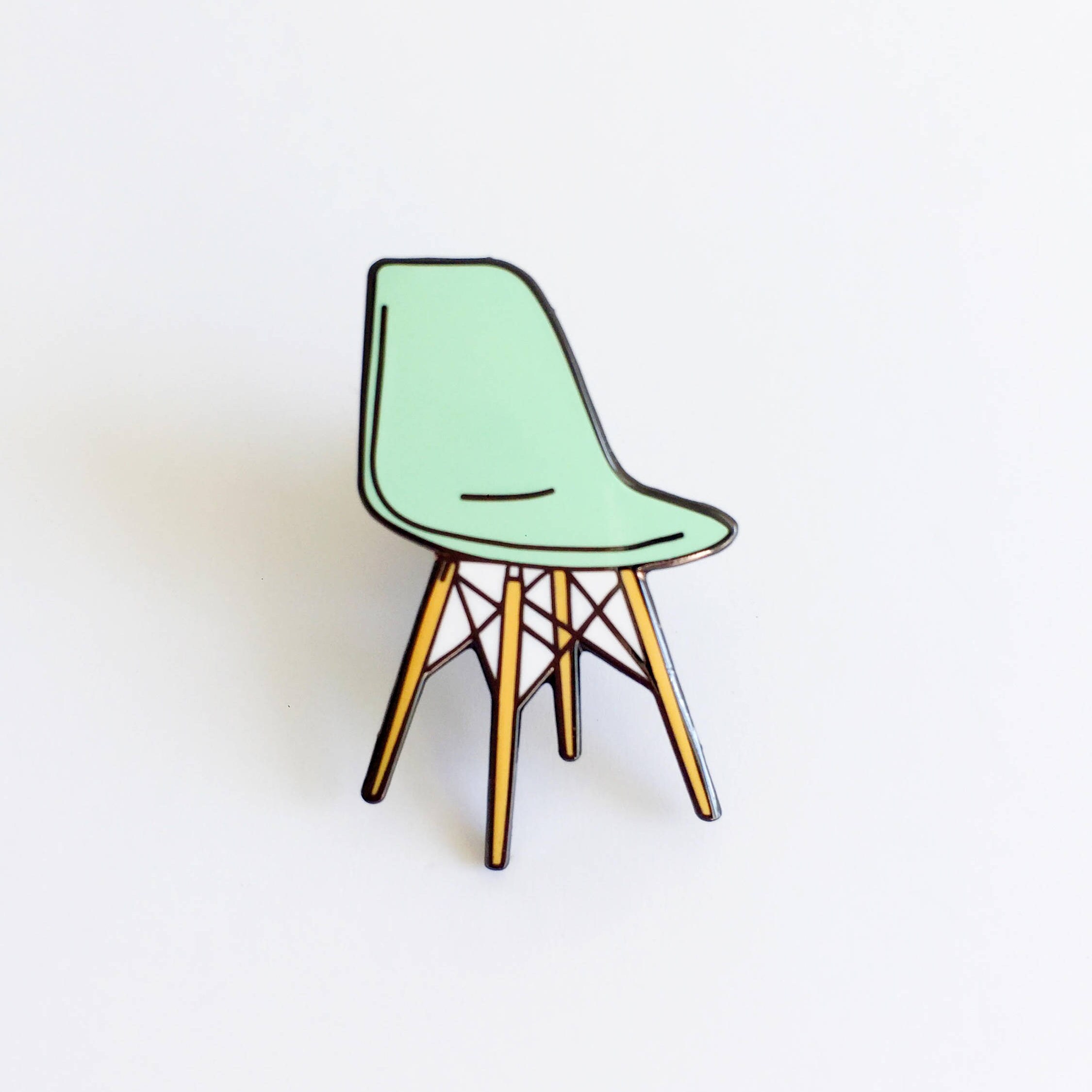 Eames Chair Enamel Pin Mid Century Modern Lapel Pin Cute Hat Pin ...