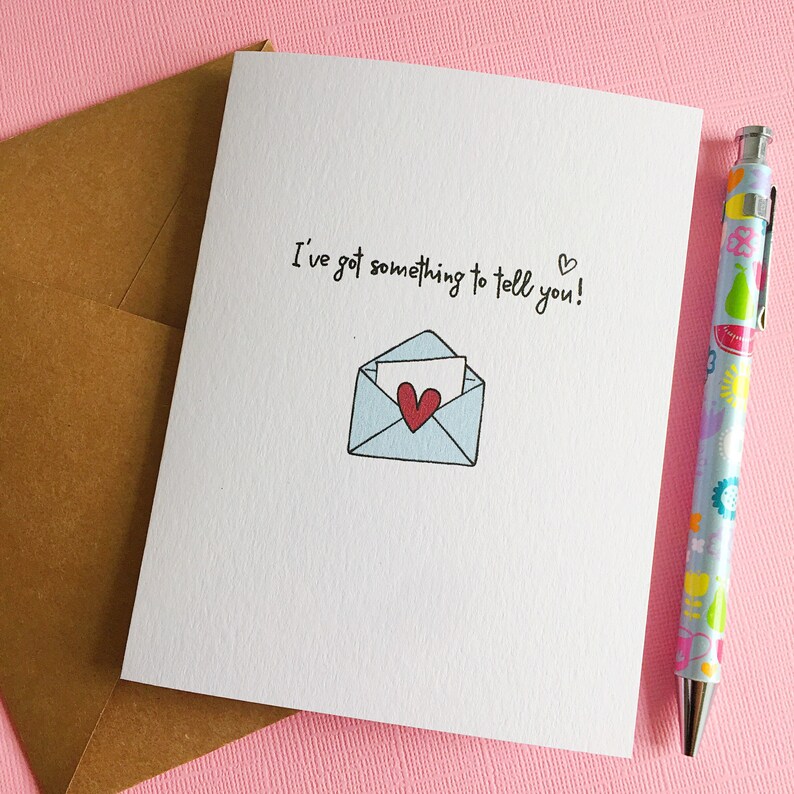 I've Got Something to Tell You Card Birthday - Etsy