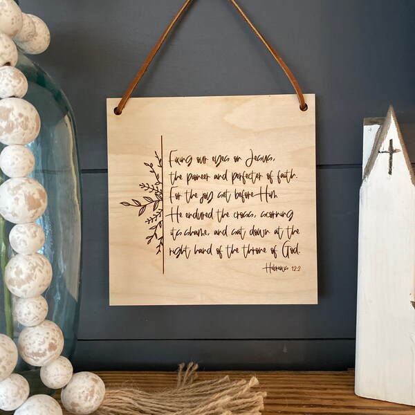 Hymn Laser Wood Sign - Etsy