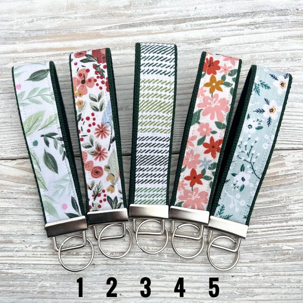 Fabric Keychains - Etsy