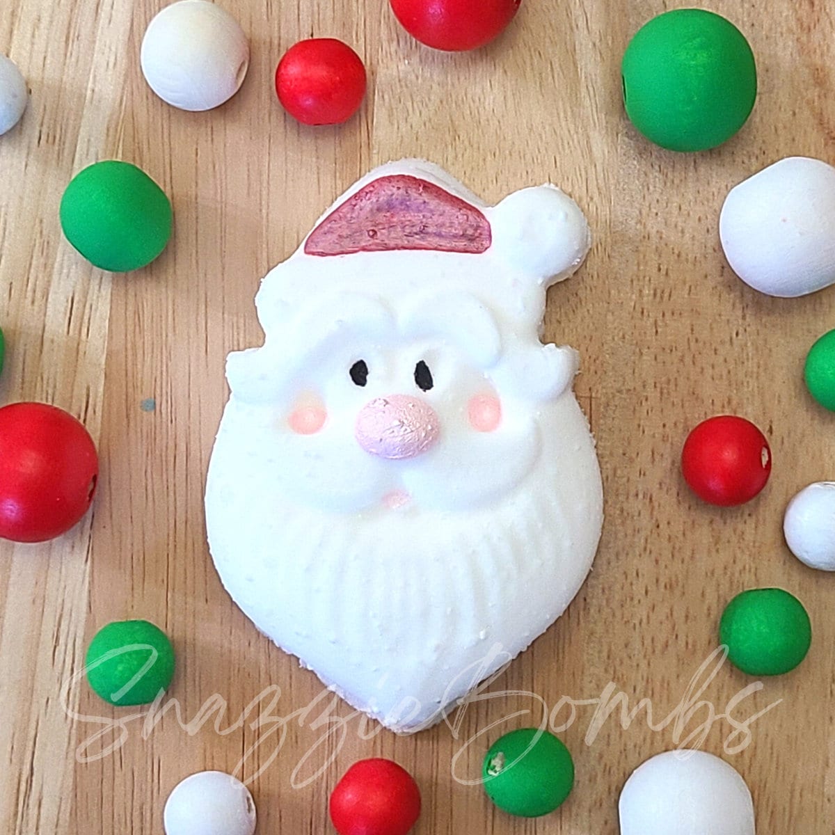 1 Santa Bath Bomb Christmas Bath Bombs Stocking Stuffers - Etsy