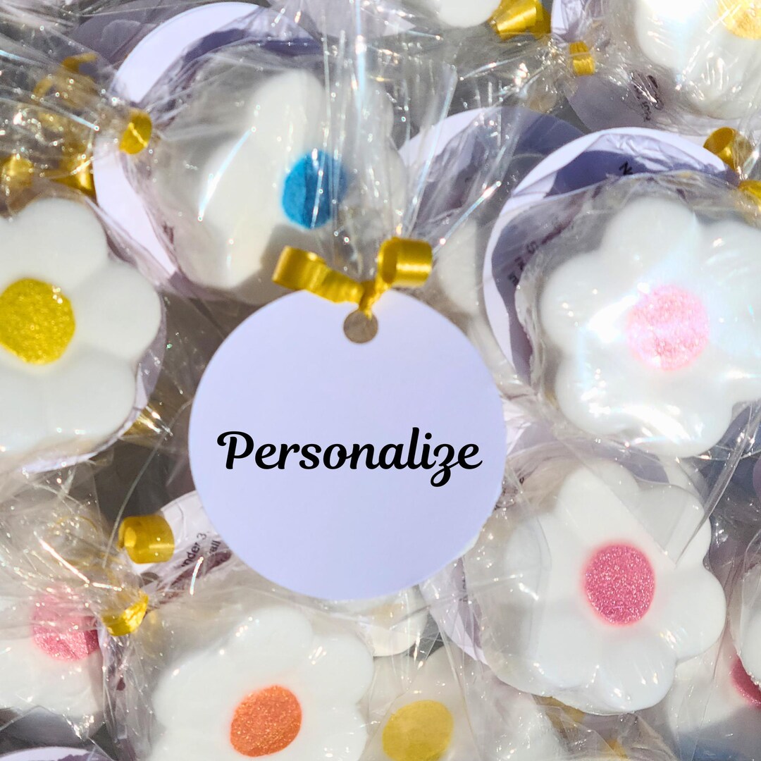 Daisy Bath Bomb Favors: Bridal Shower, Baby Shower, Wedding Guest Gifts ...