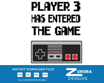 Player 3 Has Svg - Etsy