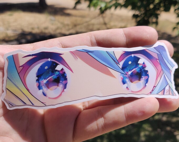 Chromatic Eyes Vinyl Sticker Eyes Only Anime Stickers | Etsy