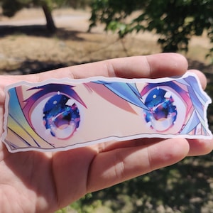 Chromatic Eyes Vinyl Sticker Eyes Only Anime Stickers Laptop Stickers ...