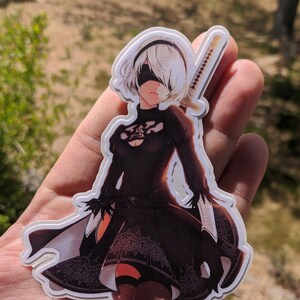 Nier Automata Yorha No.2 Type B Version 2 Anime Stickers Laptop ...