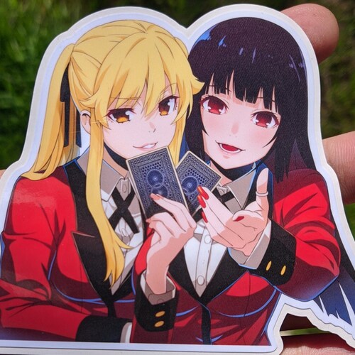 Yumeko and Mary Vinyl Sticker Love Kakegurui Anime Stickers | Etsy