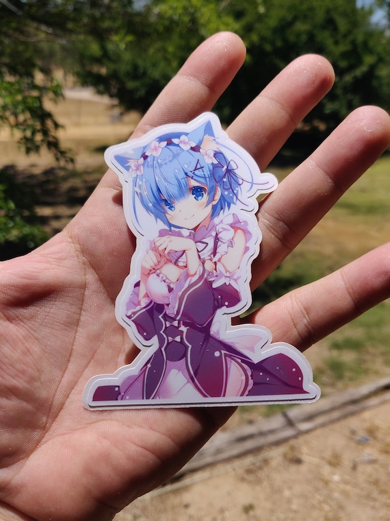 Paper Death or kiss Japanese anime stickers Rem and Ram stickers 50Pc ...