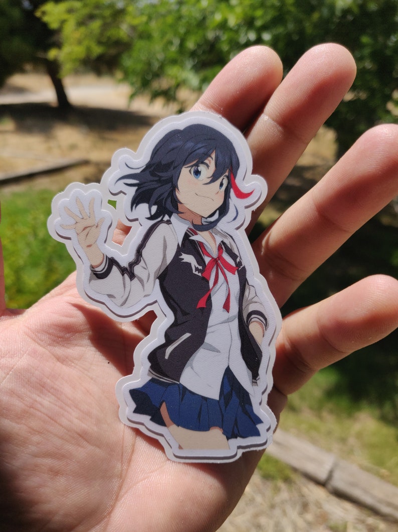 Ryuko Matoi Vinyl Sticker Kill La Kill Anime Stickers | Etsy