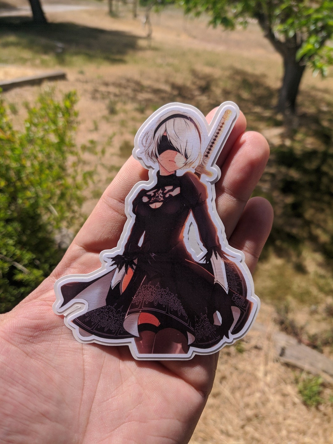 Nier Automata Yorha No.2 Type B Version 2 Anime Stickers Laptop ...