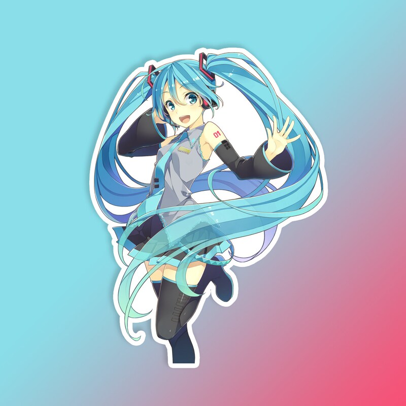 Hatsune Miku Sticker - Etsy