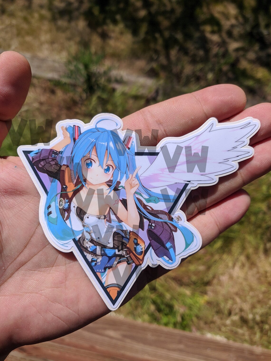 Code Blue Hatsune Miku Vocaloid Vinyl Sticker Depth Style | Etsy