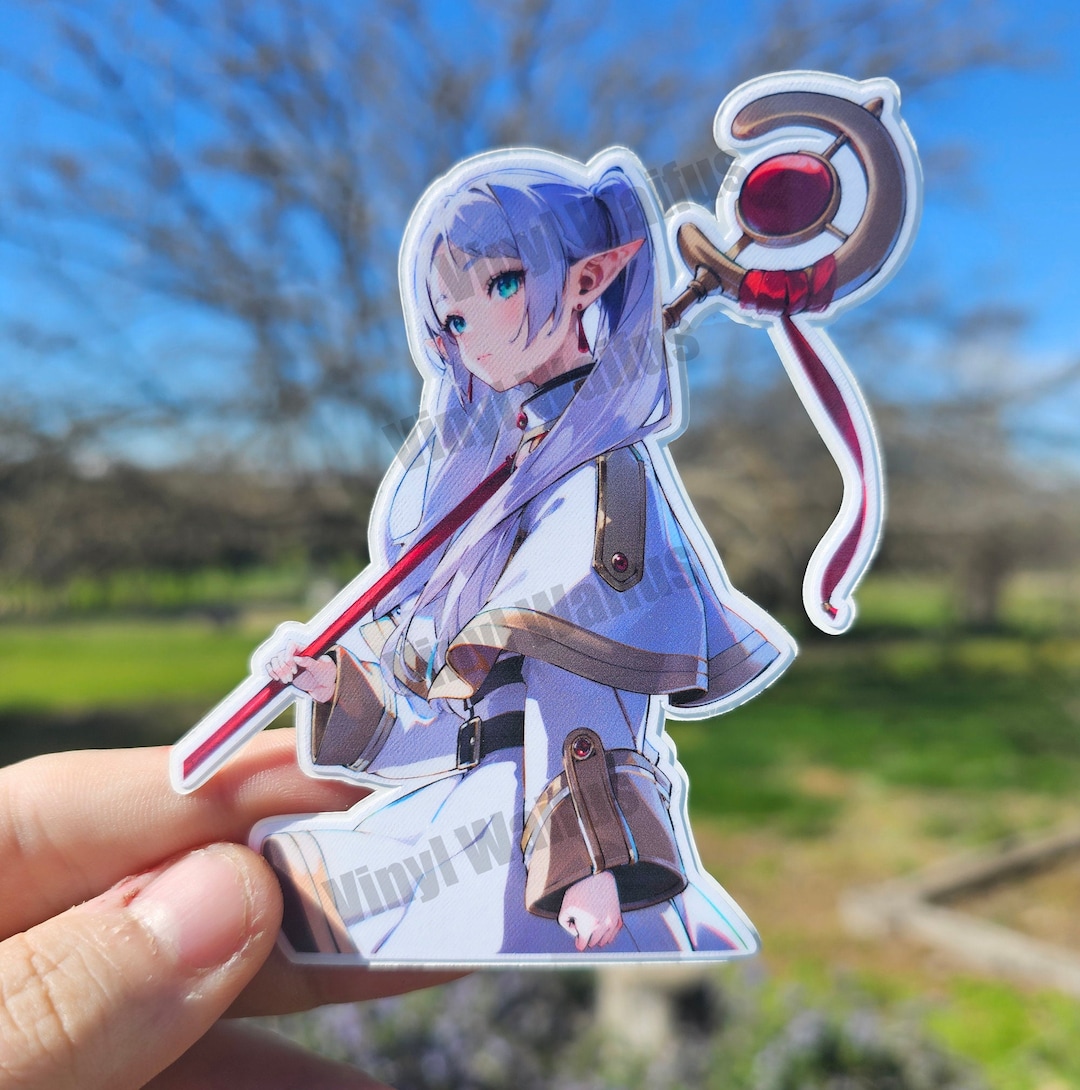 Frieren Sticker Anime Waifu Beyond Journey's End - Etsy