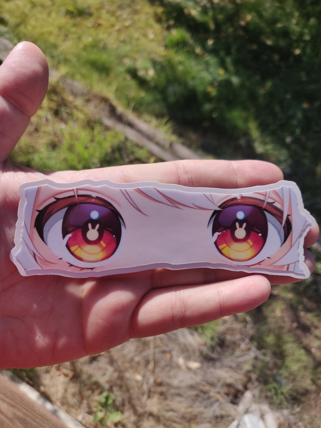 Holo Eyes Vinyl Sticker Eyes Only Anime Stickers Laptop Stickers Fridge ...