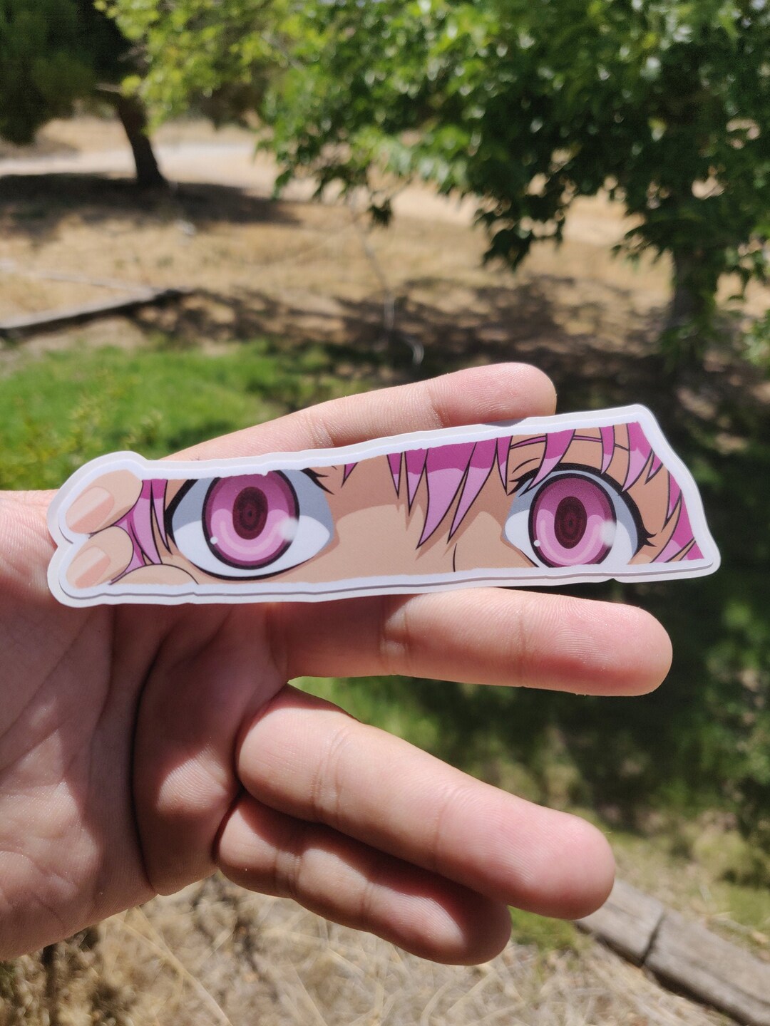Yuno Gasai Eyes Vinyl Sticker the Future Diary Anime Stickers Laptop ...