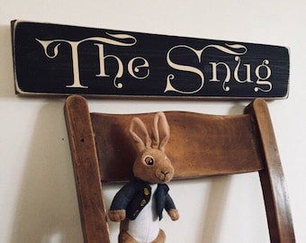 The Snug Sign Plaque Vintage Old Look Wooden Gift Kitchen Home | Etsy UK