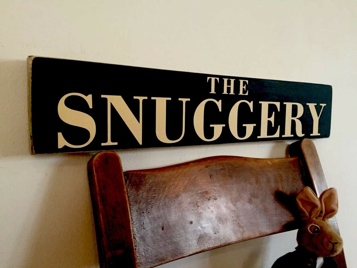 The Snug Sign Plaque Snuggery Vintage Old Look wooden Gift - Etsy.de