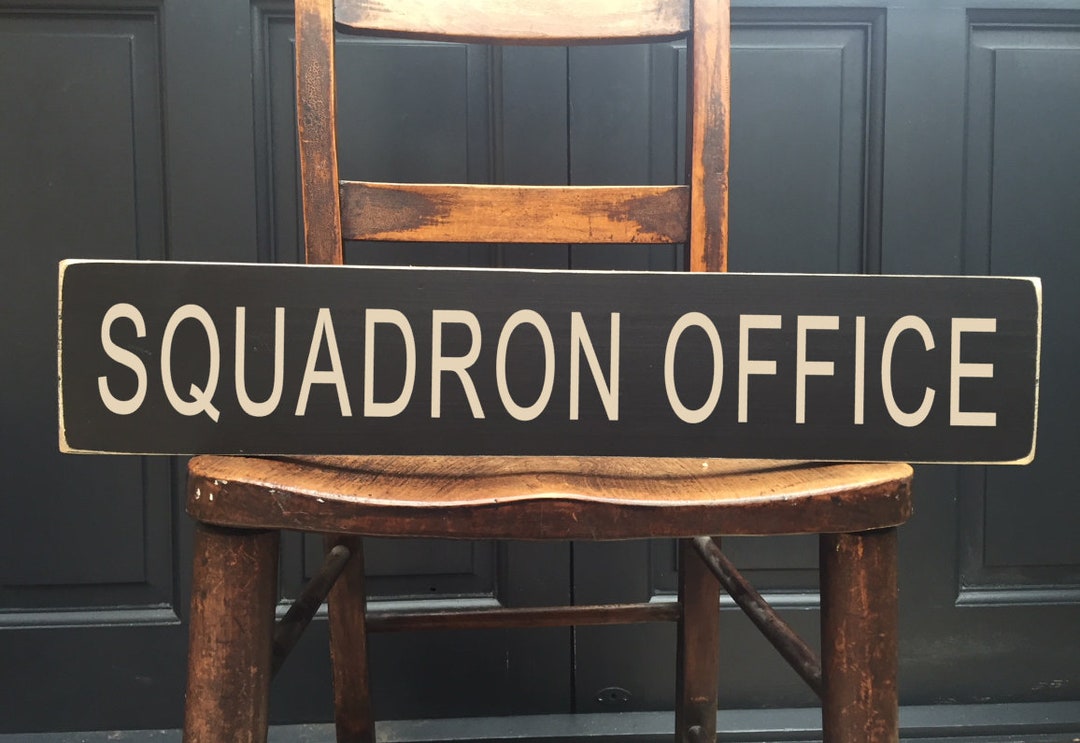 Squadron Office Sign Military Signs MOD War Vintage Ww2 Army Old ...