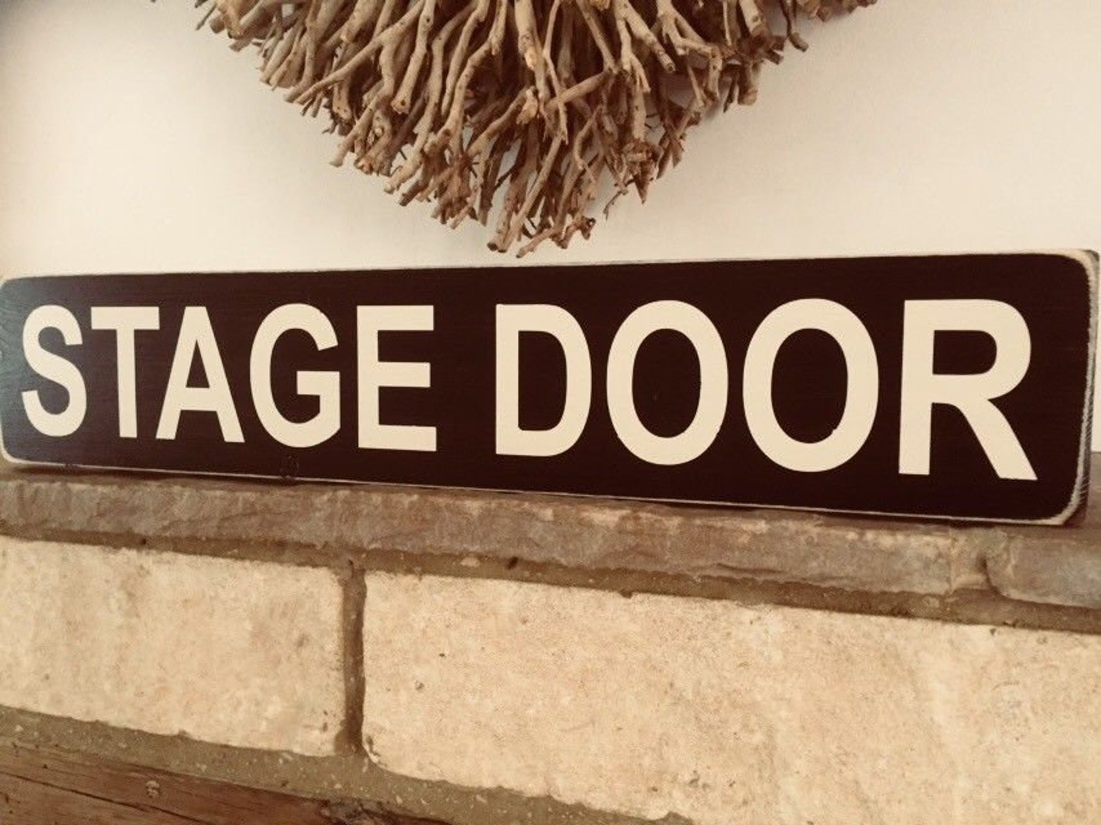 Stage Door Sign Vintage Theatre Show Cinema Old Wooden Musical - Etsy UK