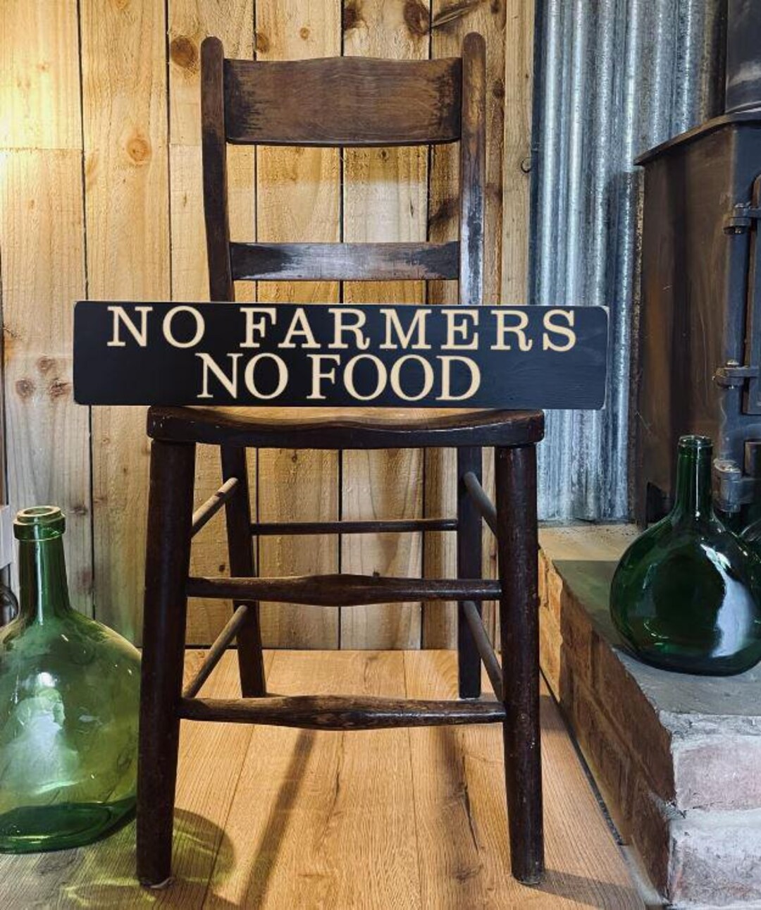 No Farmers No Food FARMERS FOOD Plaque Sign Farm Farming Farm Shop ...