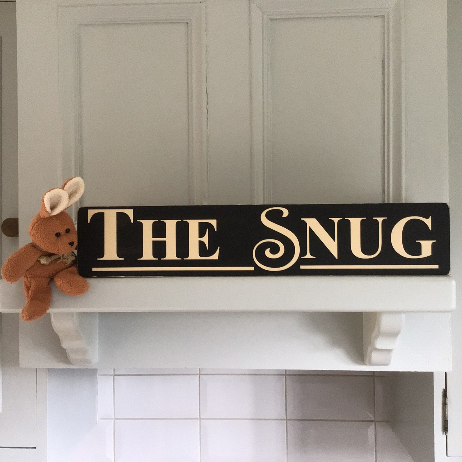 The snug sign Vintage style rustic wooden signs home living | Etsy