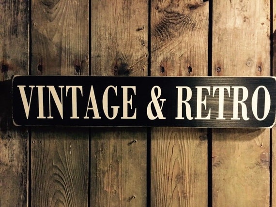Vintage Retro Sign Old Antique Antiques Wood Kitchen Plaque | Etsy UK