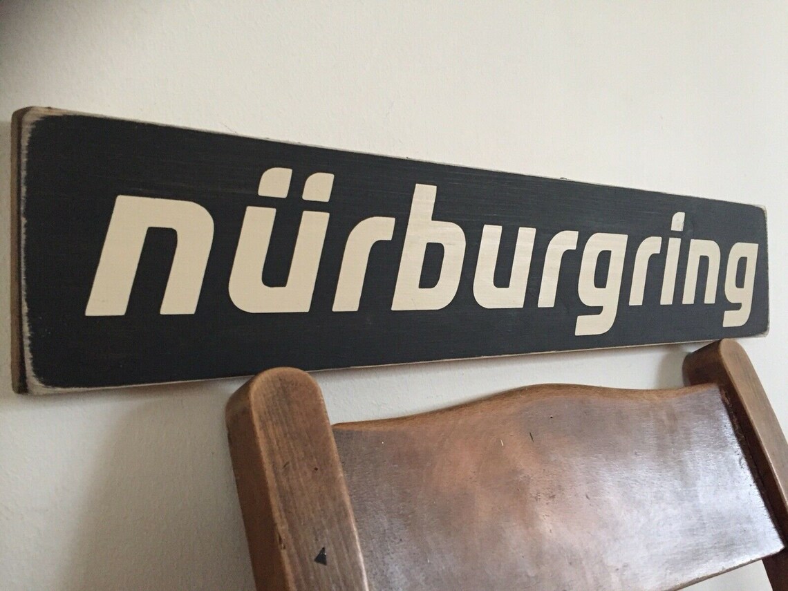 Nurburgring Sign Race Track Vintage Old Style Gift Wooden - Etsy UK