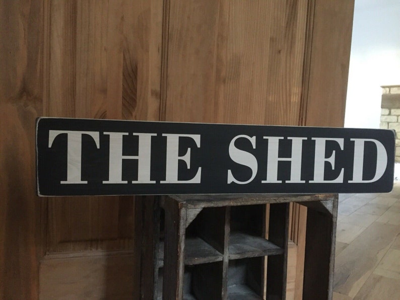 Shed Sign Wooden Garden Vintage Style Sheds Sign Allotment - Etsy