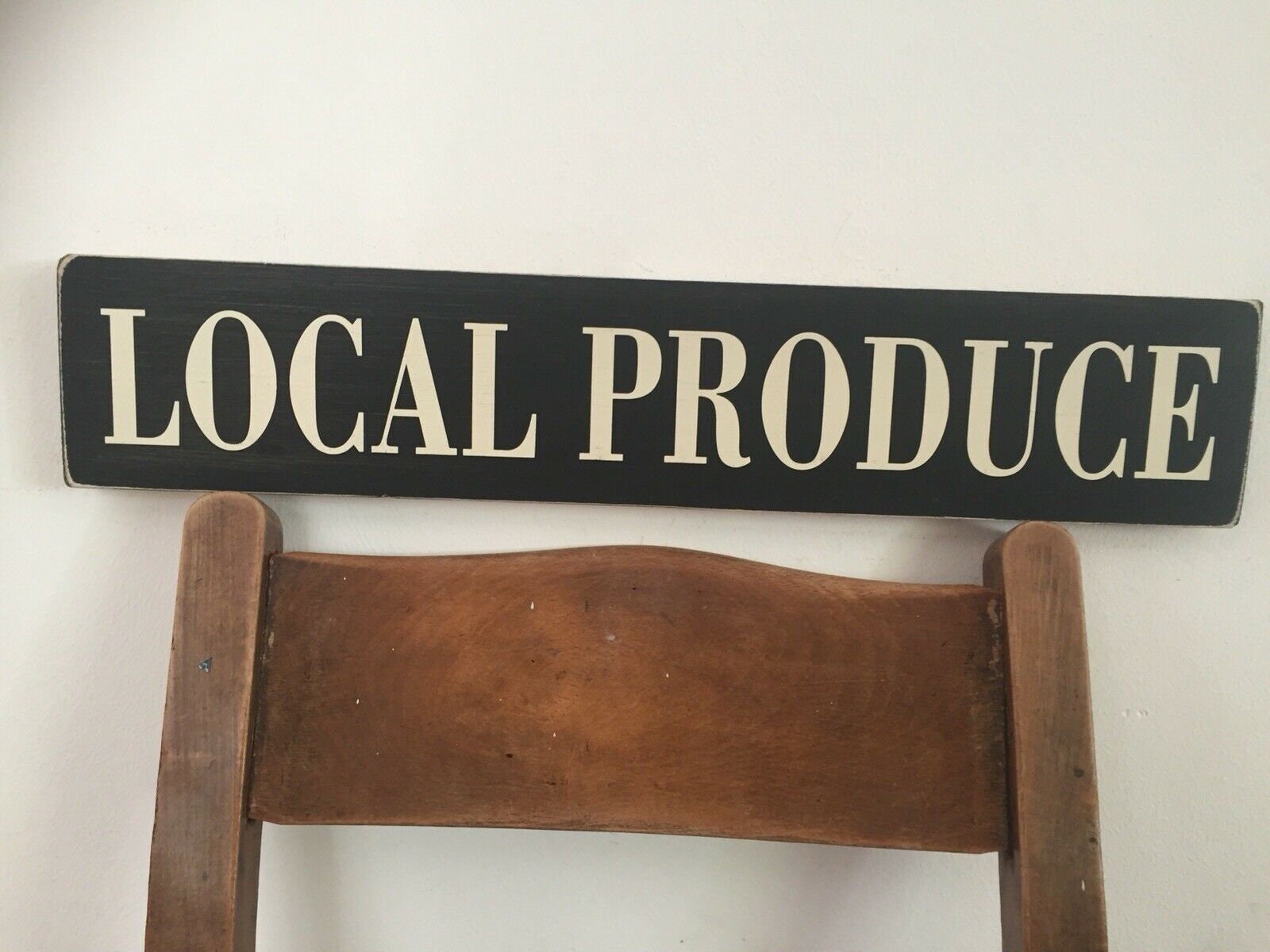 Kitchen Signs Local Produce Sign Wooden Vintage Style Cafe - Etsy