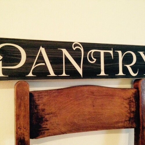 Antique Pantry Signs Shabby Chic White Railway Cast Iron Style | Etsy ...