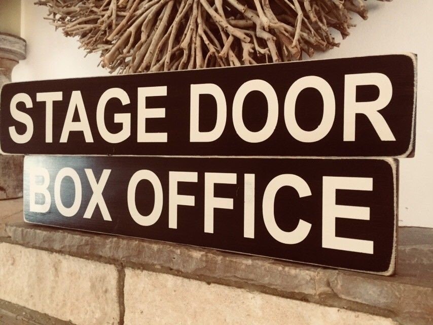 Stage Door Sign Vintage Theatre Show Cinema Old Wooden Musical - Etsy UK
