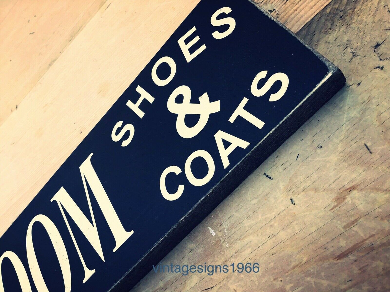Boot Room Sign Vintage Style Wooden Signs Cloakroom Shoes | Etsy