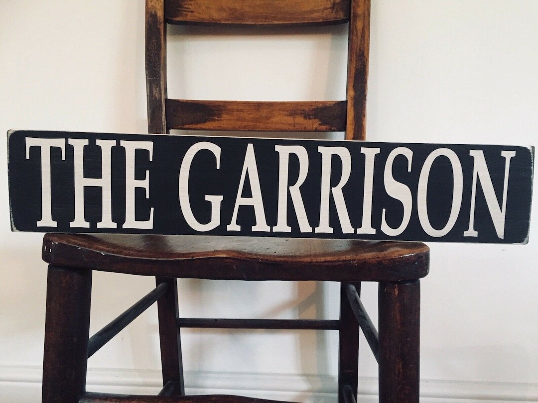 Peaky Blinders the Garrison Sign Wooden Vintage Old Style - Etsy