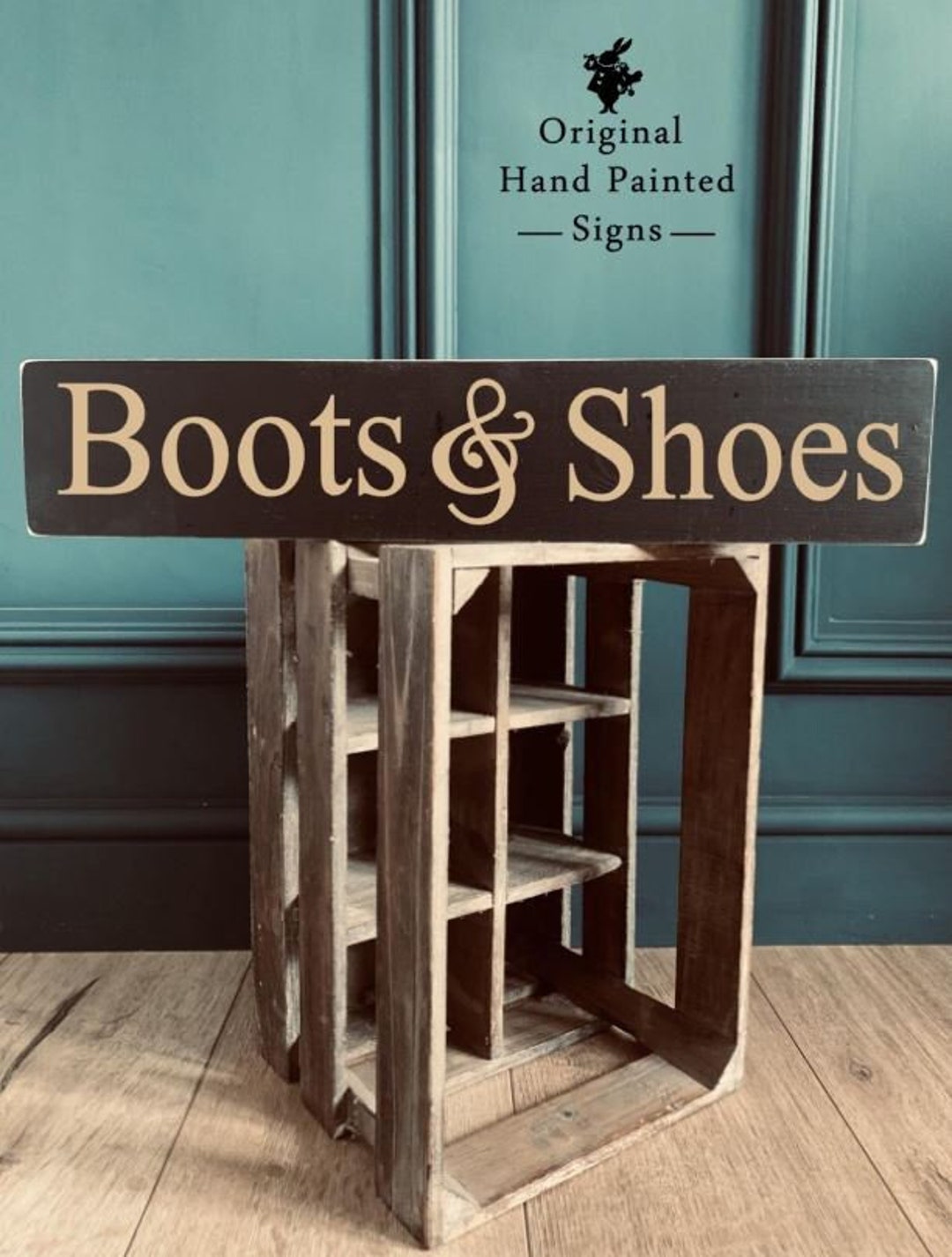 Boot Room Sign Signs Boots and Shoes Cupboard Door Vintage Signs Wooden ...