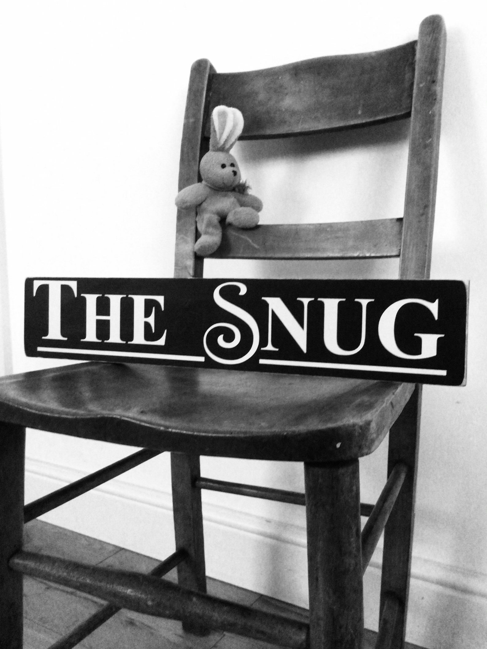 The snug sign Vintage style rustic wooden signs home living | Etsy
