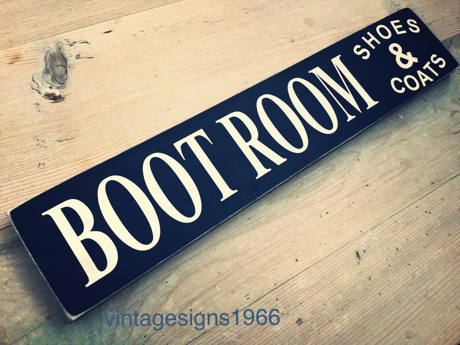 Boot Room Sign Vintage Style Wooden Signs Cloakroom Shoes | Etsy