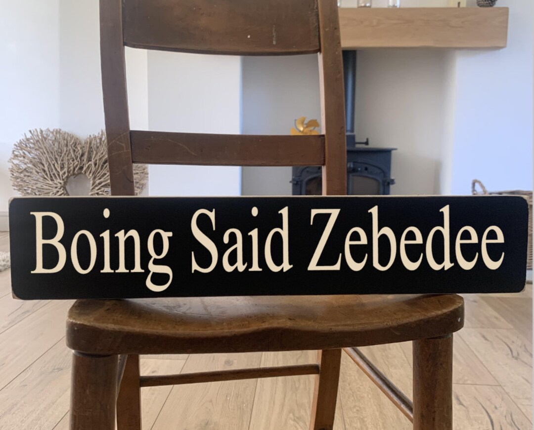 The Magic Roundabout Zebedee 1977 Fun Sign Wooden Signs Gift Hand ...