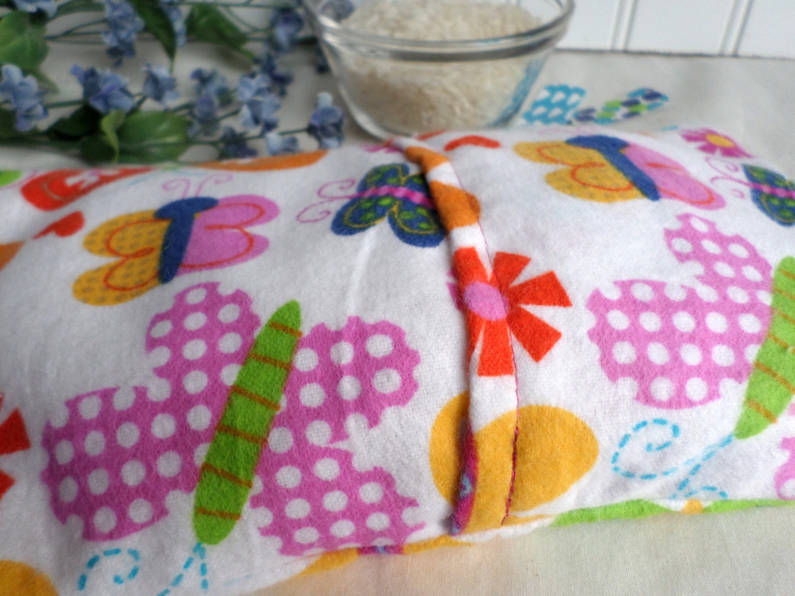 Boo Boo Bag With Removable Cover / Hot Cold Rice Therapy Bag / | Etsy